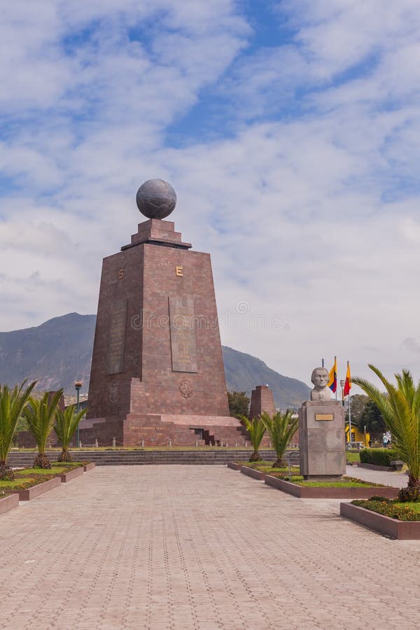 Centro Del Mundo, Mitad Del Mundo Foto de archivo - Imagen de america ...