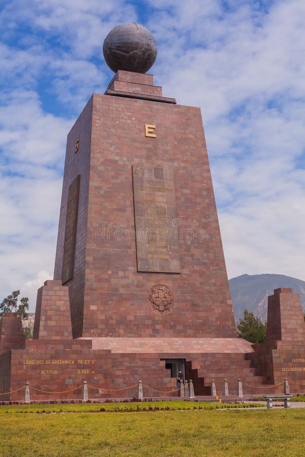 Centro Del Mundo, Mitad Del Mundo Imagen de archivo - Imagen de mundo ...