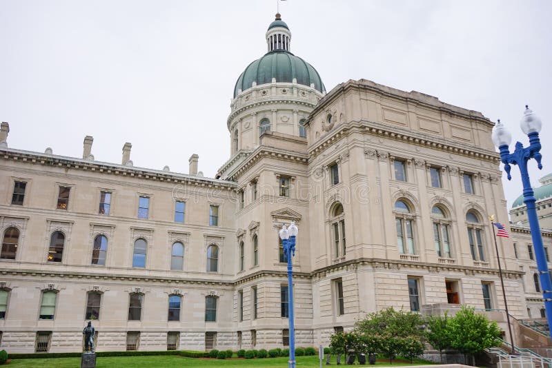 Centro Di Governo Dell'Indiana Immagine Stock - Immagine di civico ...