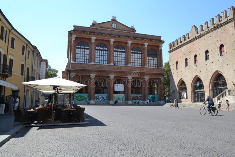 Centro di Rimini, Italia immagine editoriale. Immagine di foto - 46049785