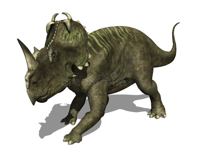 Centrosaurus Dinosaur stock illustration. Illustration of render - 25604854