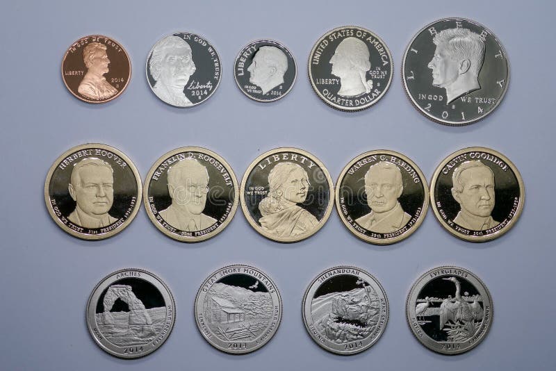 Coins on mirror stock photo. Image of growth, compute - 173343546