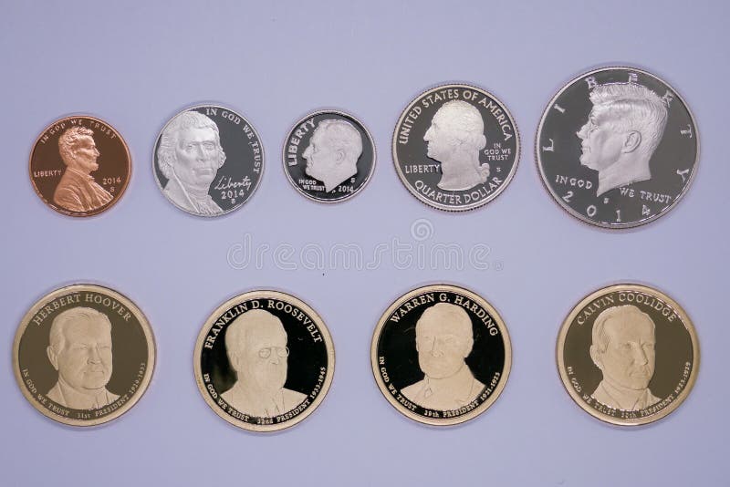 Coins on mirror stock photo. Image of growth, compute - 173343546