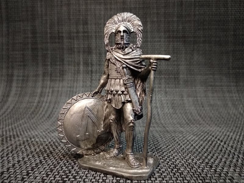 Centurione Romano Con Uno Schermo Spartano Immagine Stock - Immagine di ...