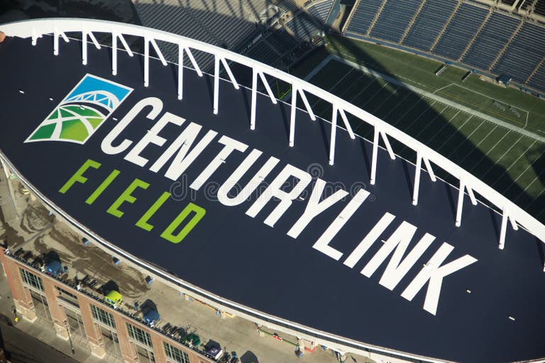 Century Link Field - Aerial Editorial Photo - Image of pitch, sport ...