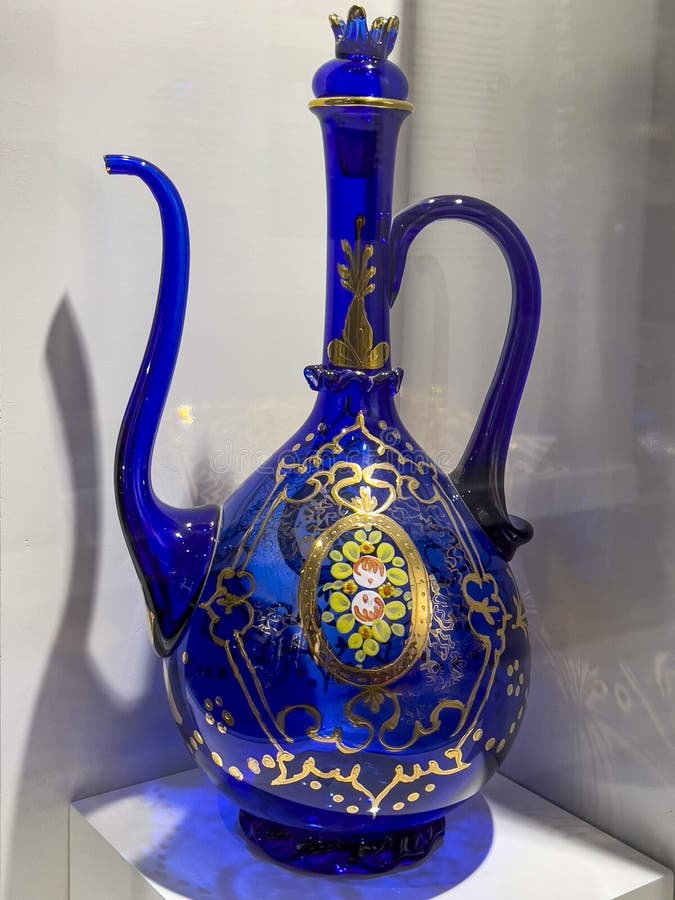 Century Old and Very High Quality, Blue Colored and Patterned Antique ...