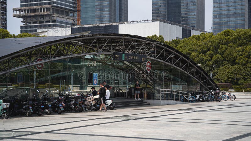 Century Plaza in Shanghai, China Editorial Photo - Image of landmark ...