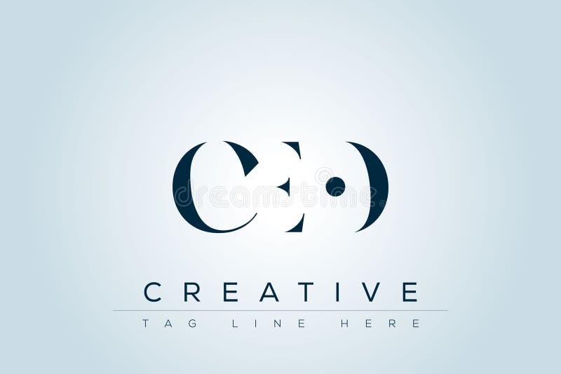 CEO abstract letter logo stock vector. Illustration of monogram - 363287212