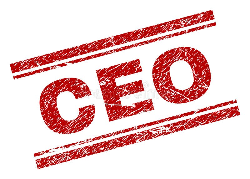 Grunge Textured CEO Stamp Seal Stock Vector - Illustration of leader ...
