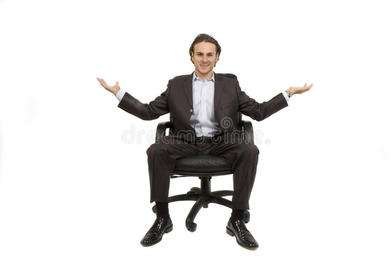 CEO sitting stock image. Image of emppty, supervisor, hands - 1759019