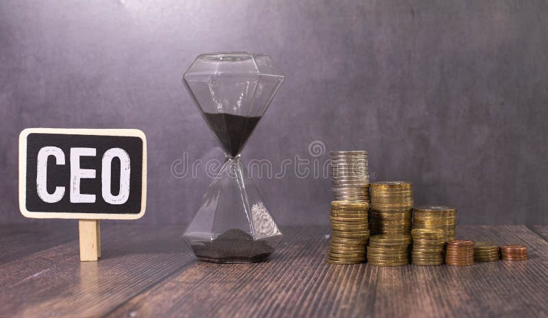 CEO Text Representing Chief Executive Officer Engraved on Wooden Blocks ...