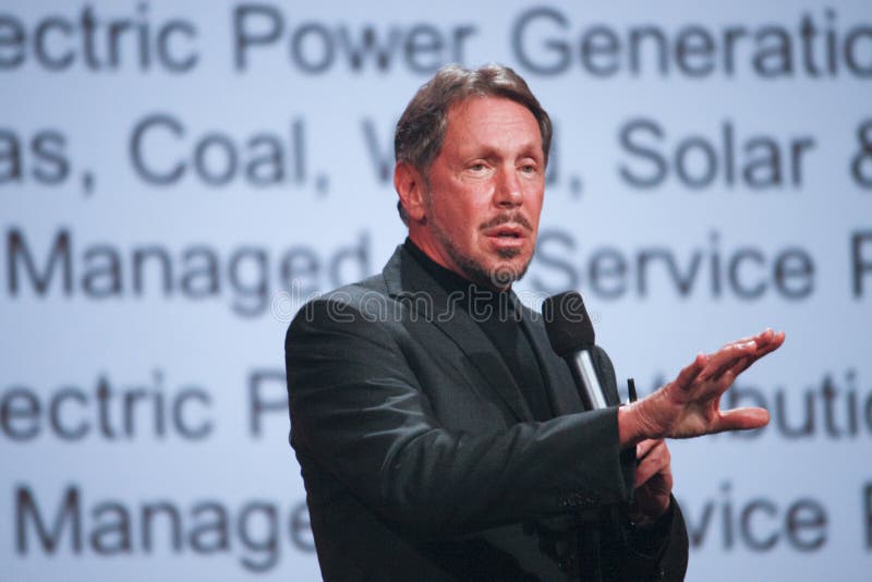 CEO Von Oracle Larry Ellison Redaktionelles Foto - Bild von ellison ...