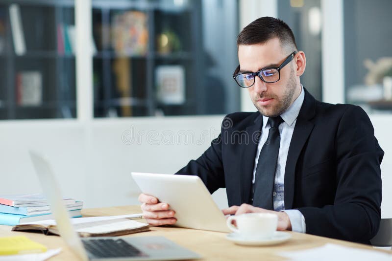 Ceo at work stock photo. Image of data, analyst, contemporary - 95722144