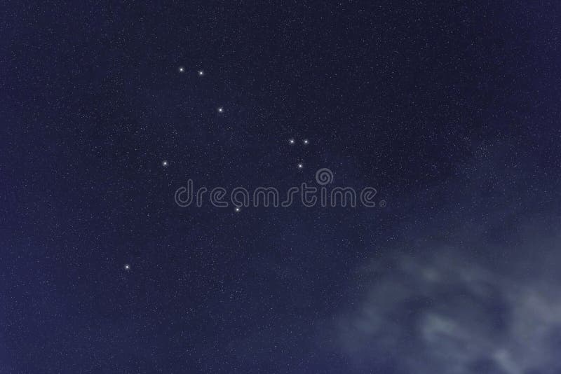 Cepheus Star Constellation, Night Sky, Cluster of Stars, Deep Space ...