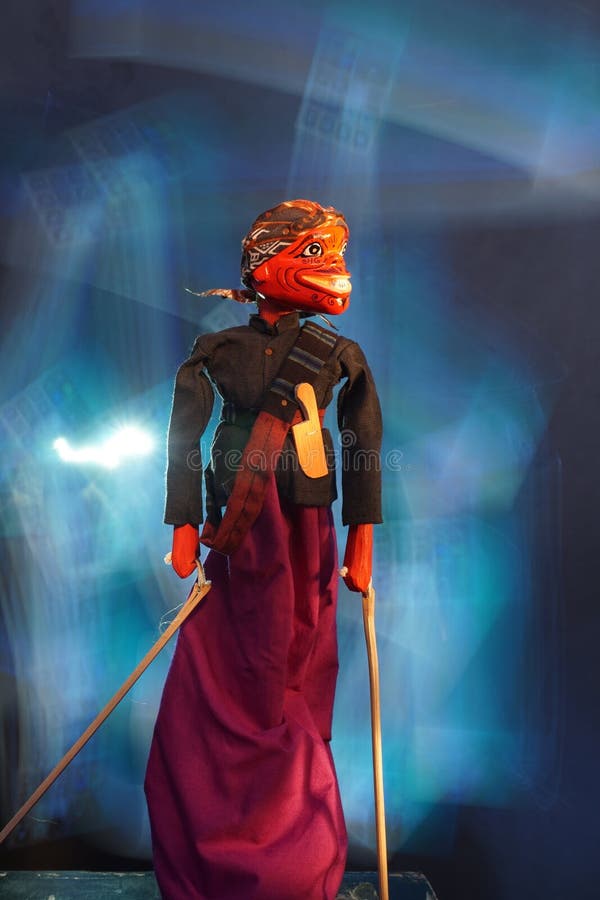 Cepot is the Sundanese Traditional Puppet in Photo Studio with ...