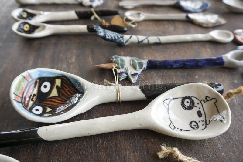 Ceramic art stock image. Image of design, tile, handmade - 209820339