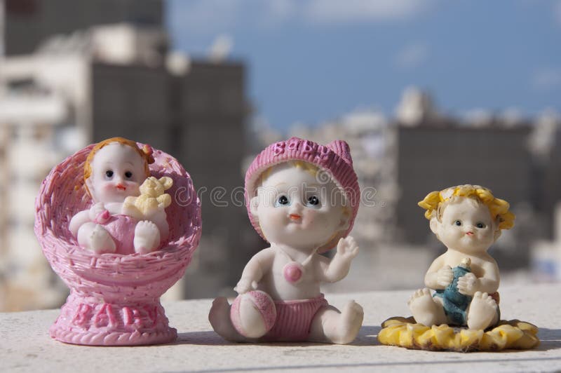 Ceramic Baby Statue Decorative Souvenir Stock Photo - Image of ceramics ...
