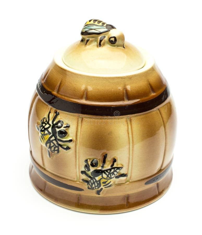 Ceramic Barrel a White Background Stock Photo - Image of ancient ...