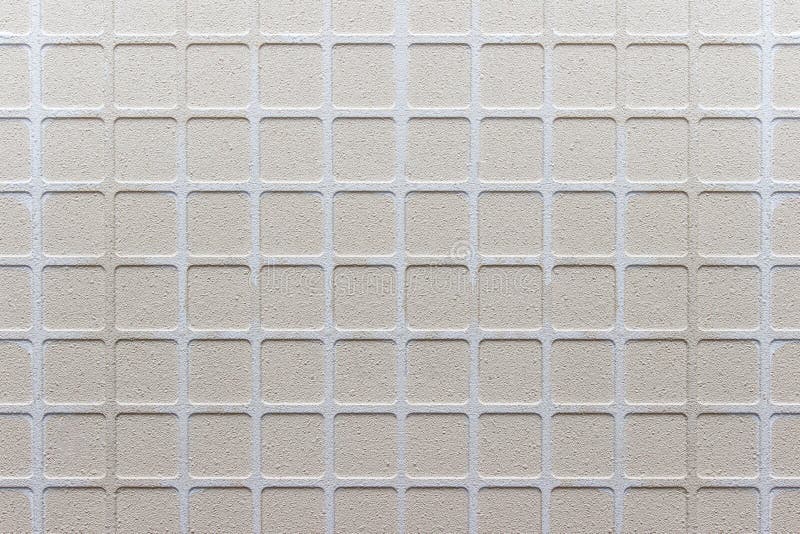 Ceramic Beige Tiles with Square Embossed Pattern and Little Bumps Stock ...
