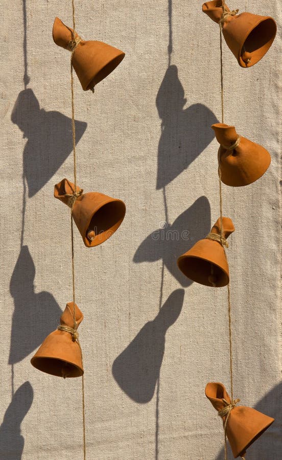 Ceramic bells stock photo. Image of garden, yard, bell - 7359452