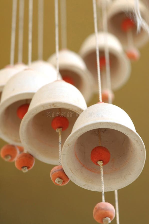 Ceramic bells stock photo. Image of garden, yard, bell - 7359452