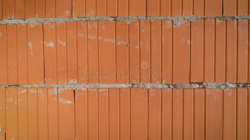 Isolated Pile of Builders Bricks. Ceramic Blocks Stack Stock Photo ...