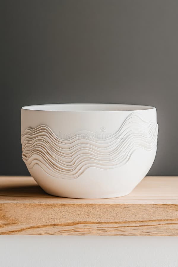 Decorative Bowl Unique Patterns Wooden Surface Stock Photos - Free ...