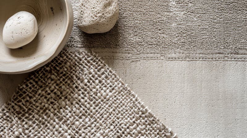 Ceramic Bowl on the Floor with Copy Space. Stock Photo - Image of ...