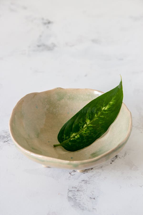 Ceramic Bowls with Leg Made by Hand Stock Image - Image of kitchen ...