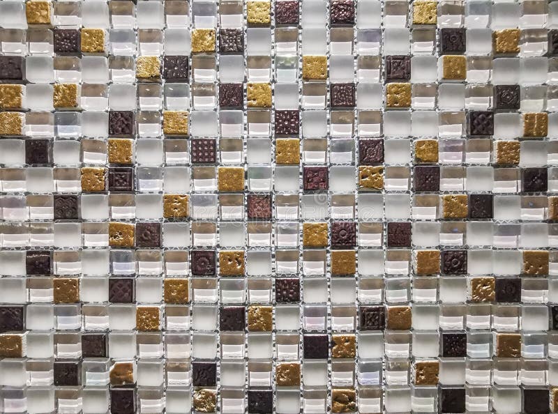 Ceramic Brick Wall Square Shape Texture . Abstract Background Stock ...