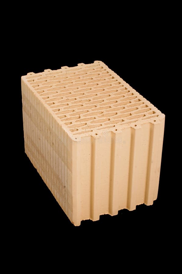 Ceramic Building Blocks Stacked in a Row. Ceramic Blocks are in a Row ...