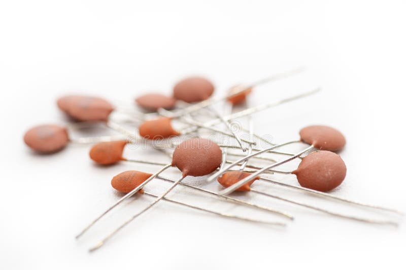 Ceramic Capacitor Used in Electronic Stock Photo - Image of capacity ...
