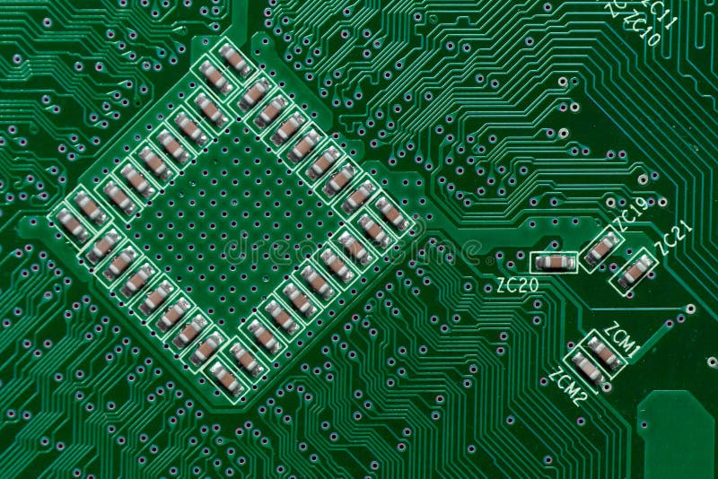 Capacitors stock image. Image of engineering, technology - 464037