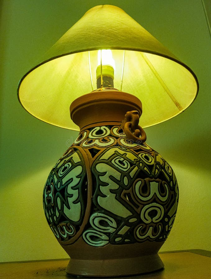 Ceramic Carving Night Light Stock Photo - Image of circle, night: 272605118