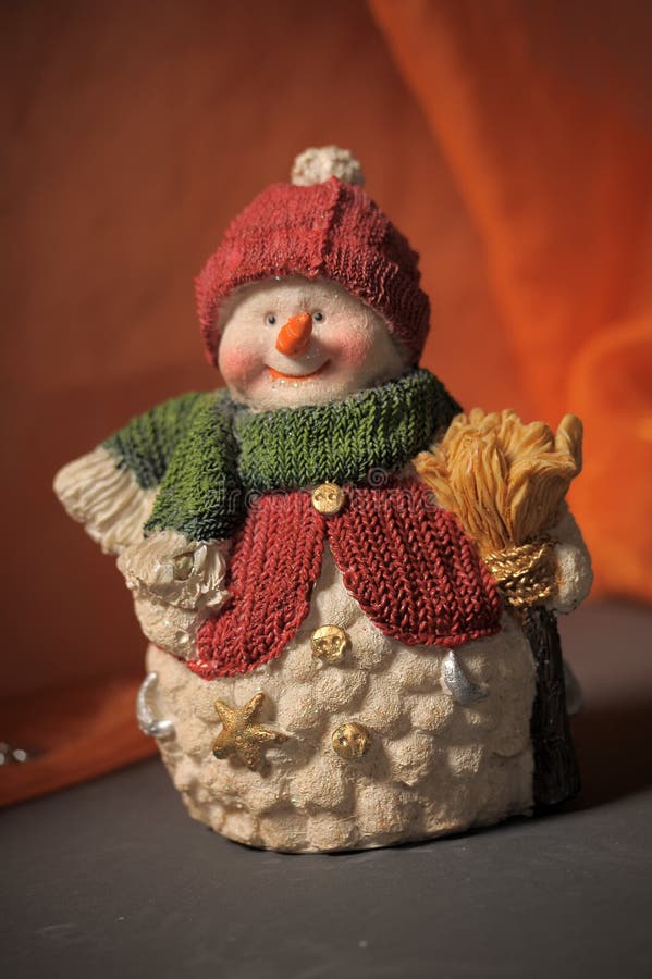 Ceramic Christmas snowman stock photo. Image of xmas - 22535004