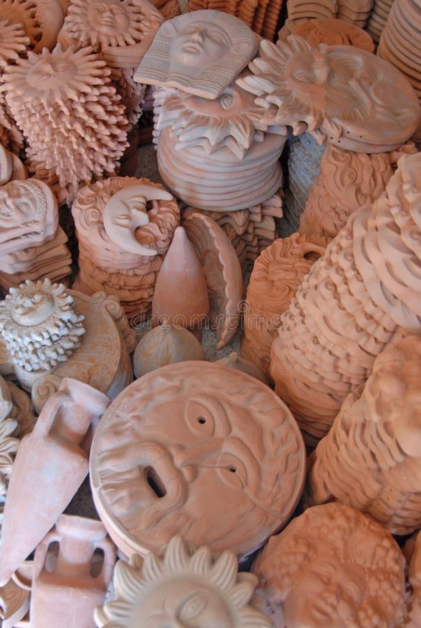 Ceramic collection stock photo. Image of brown, collection - 57881322
