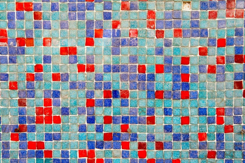 Ceramic Colorful Tiles Mosaic Composition Pattern Background Stock ...