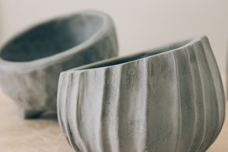 Ceramic Crockery and Craft Pottery Cups. Handicraft Clay Earthenware ... Ceramic Crockery and Craft Pottery Cups. Handicraft Clay Earthenware ...