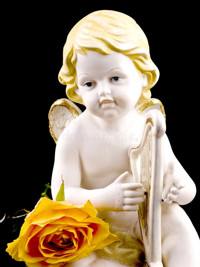 Ceramic Cupid Tea Rose Black Stock Photos - Free & Royalty-Free Stock ...