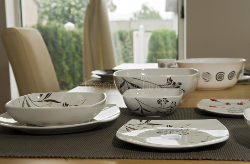 Ceramic dishes stock photo. Image of dishes, ornament - 14319858