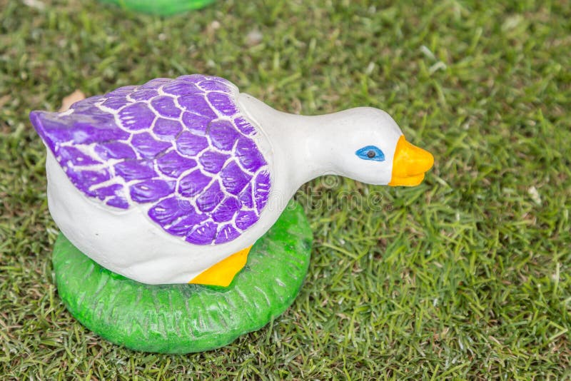 Ceramic Ducks Handmade Decoration Stock Photo - Image of object ...