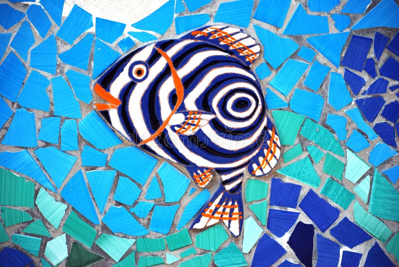 Ceramic Fish the Amalfi Coast, Italy Stock Image - Image of ...