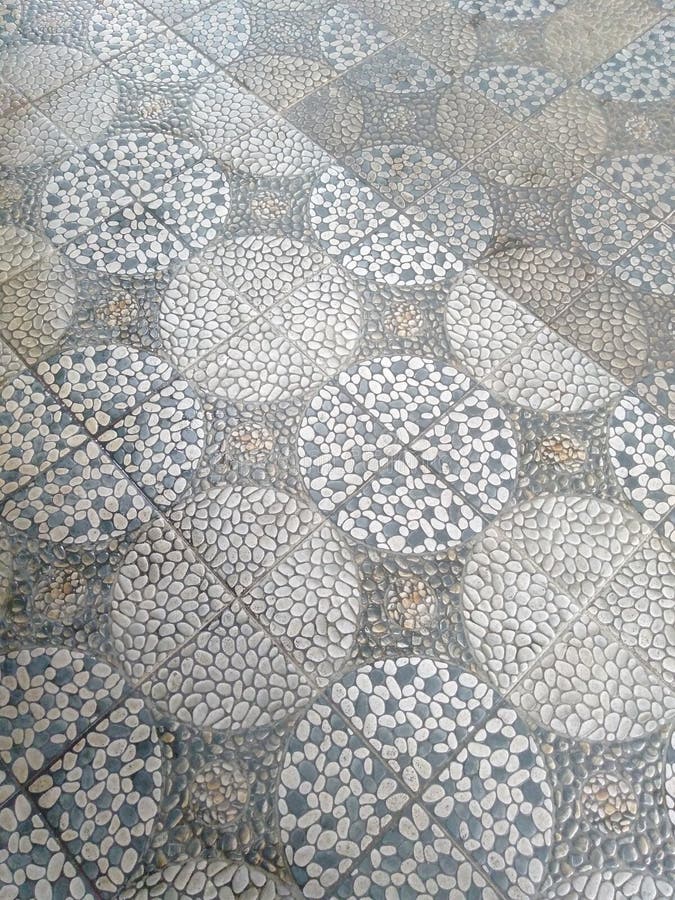 Ceramic Floor with Circle Motif Stock Image - Image of asphalt, motif ...