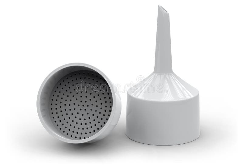 Ceramic funnel stock image. Image of white, industry - 63364959