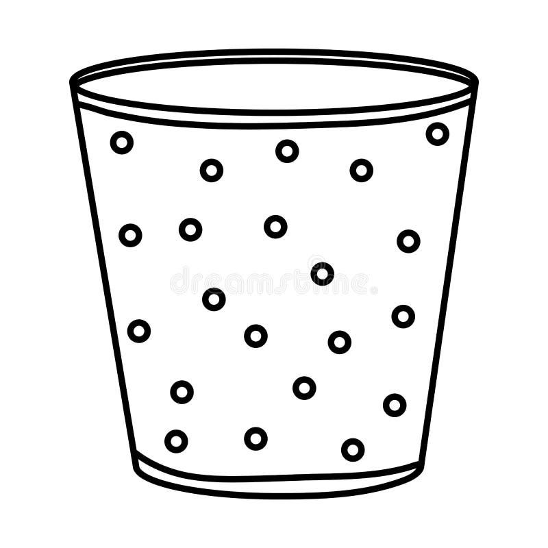 Ceramic Garden Pot Dotted Decorative Stock Vector - Illustration of ...