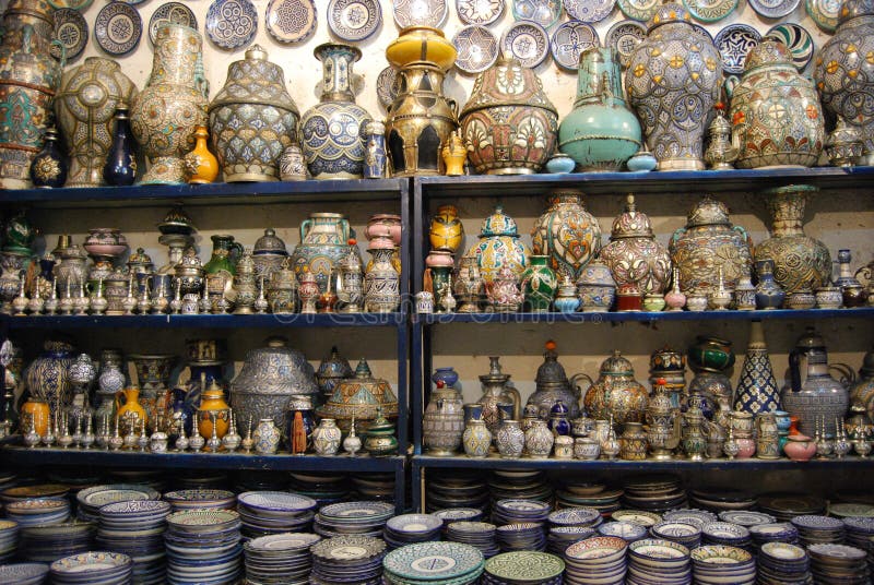 Ceramic Goods stock photo. Image of range, pattern, shop - 15669584