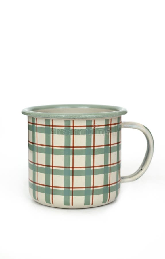 Ceramic Green Colour Cup Isolated on White Background Stock Image ...