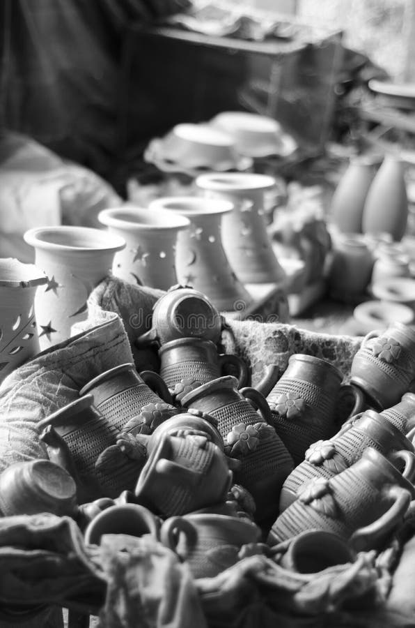 Handmade Clay pot stock photo. Image of clay, loam, pottery - 104606482