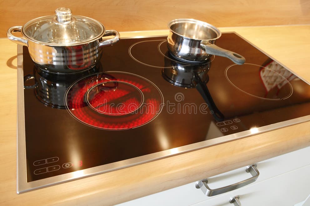 Ceramic hob stock photo. Image of light, appliance, cooking - 40552490