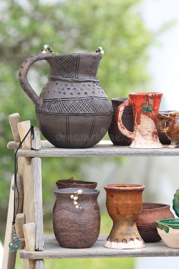 Ceramic tableware closeup stock image. Image of making - 88610565